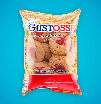 Galleta de Vainilla con Jalea - Gustossi Bolivia - El Sabor del Buen Gusto